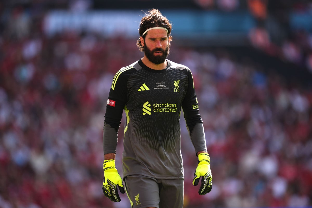Liverpool goalkeeper Alisson Becker ruled out until after international ...