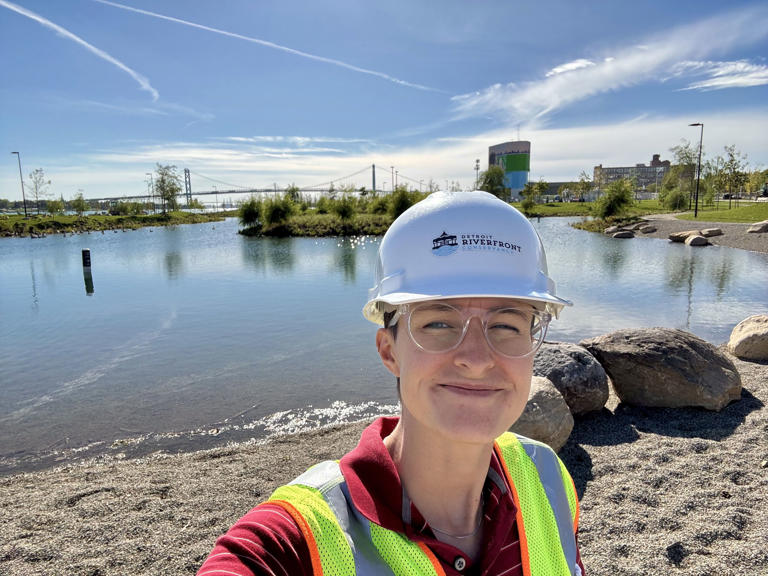 Get a sneak peek at Detroit's new riverfront park