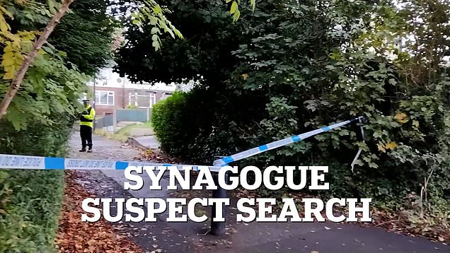 Counter terror police search suspect's home after synagogue attack