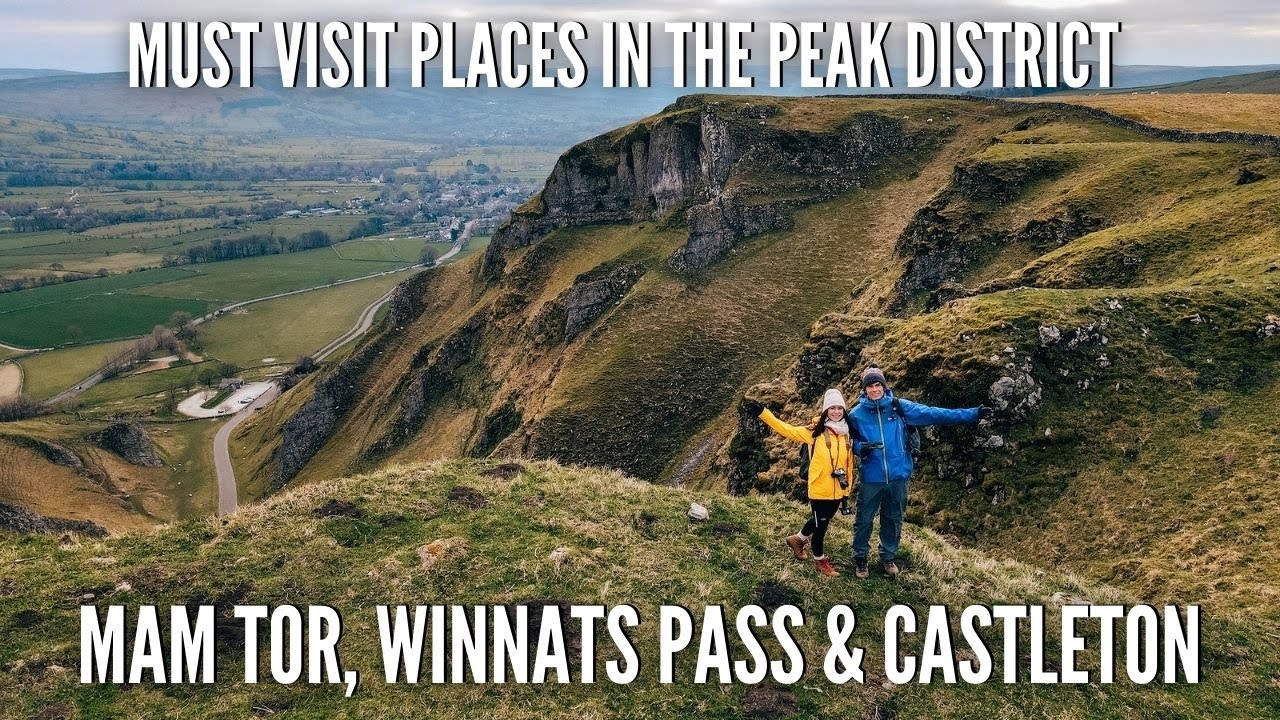 Breathtaking Drone Footage of Mam Tor & Winnats Pass | Castleton Walk ...