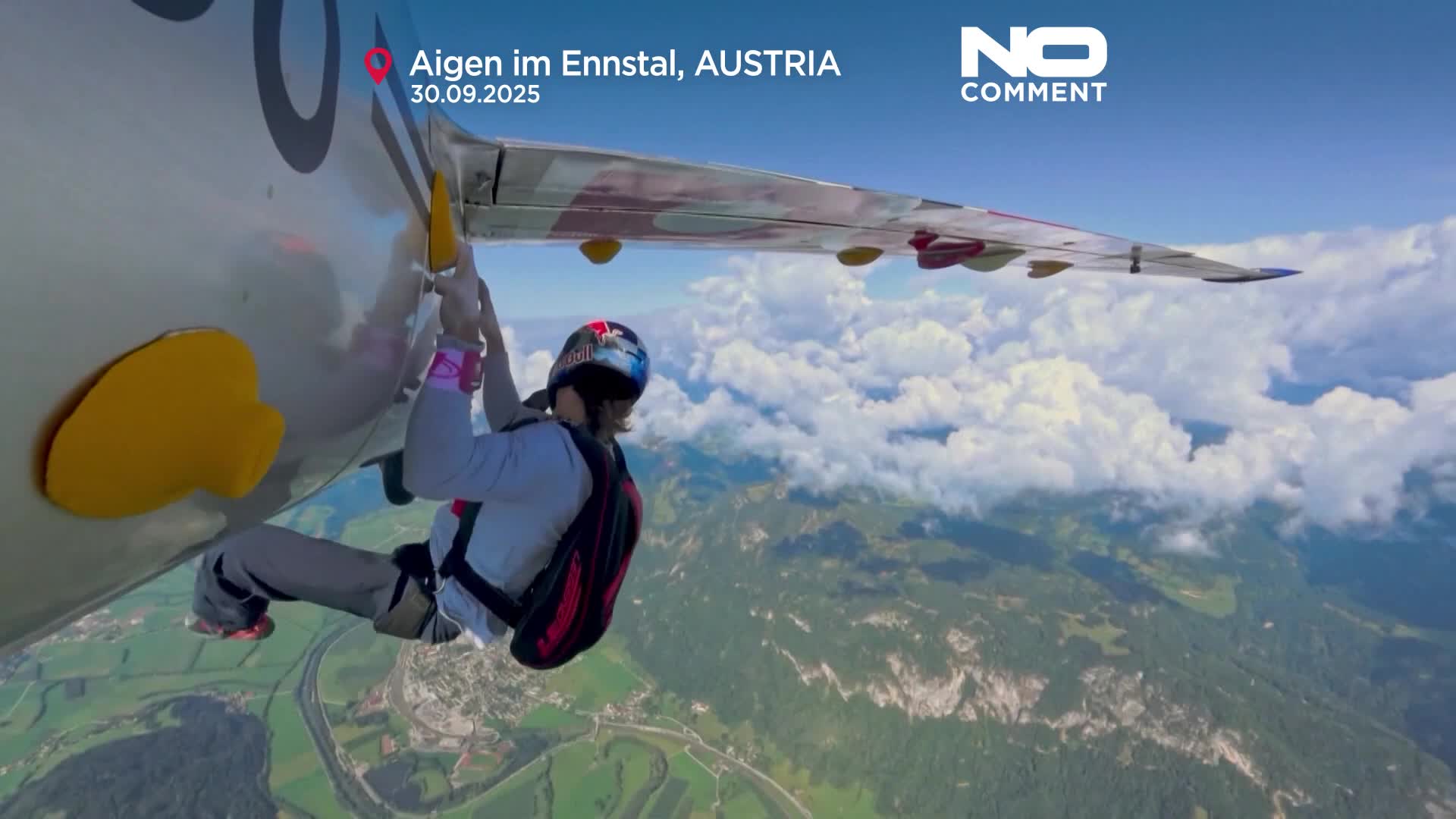 Slowenischer Kletterer gelingt weltweit erste Besteigung im Gleitflug