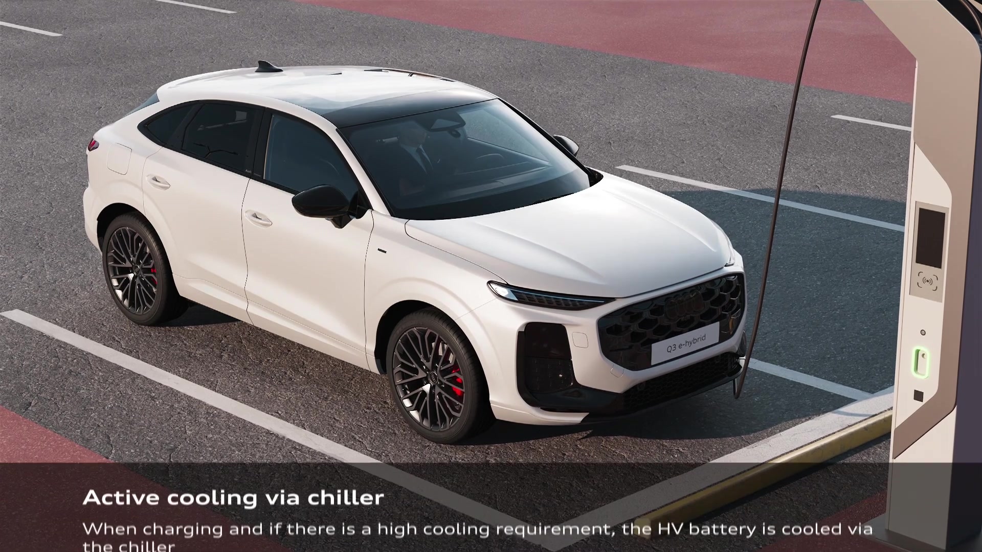 Audi Q3 Sportback e-hybrid 200kW – Thermal management – Animation