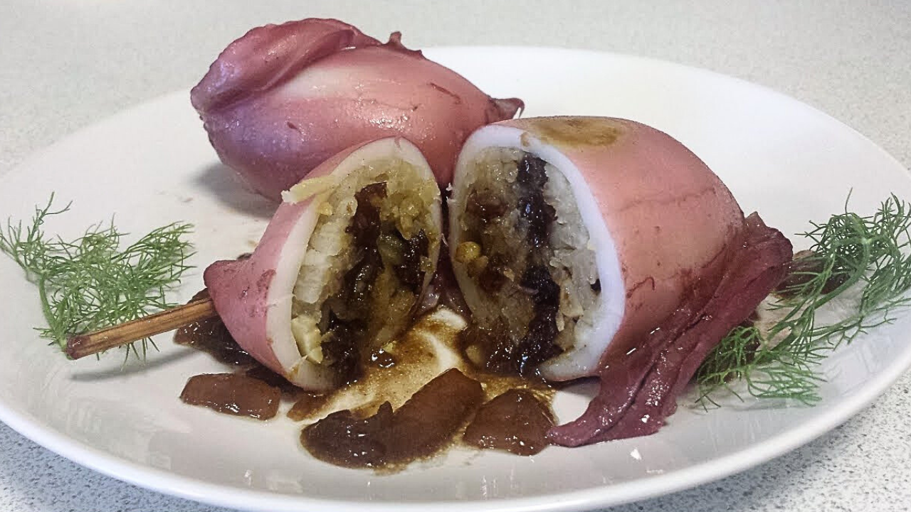 No bake Stuffed Cuttlefish Recipe