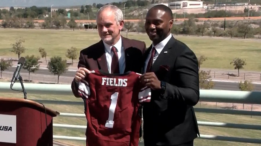 Joe Fields officially introduced as NM State AD