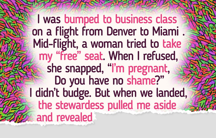 I Refuse to Give Up My Business Class Seat — Even to a Pregnant Woman