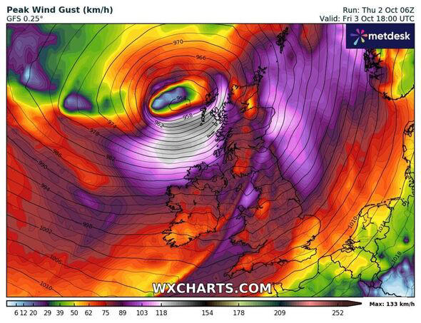 Storm Amy tracker LIVE: Severe wind warnings as Met Office sends ...