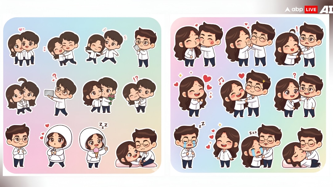 Chibi Sticker Prompt: Turn Your Couple Photos Into Adorable WhatsApp ...