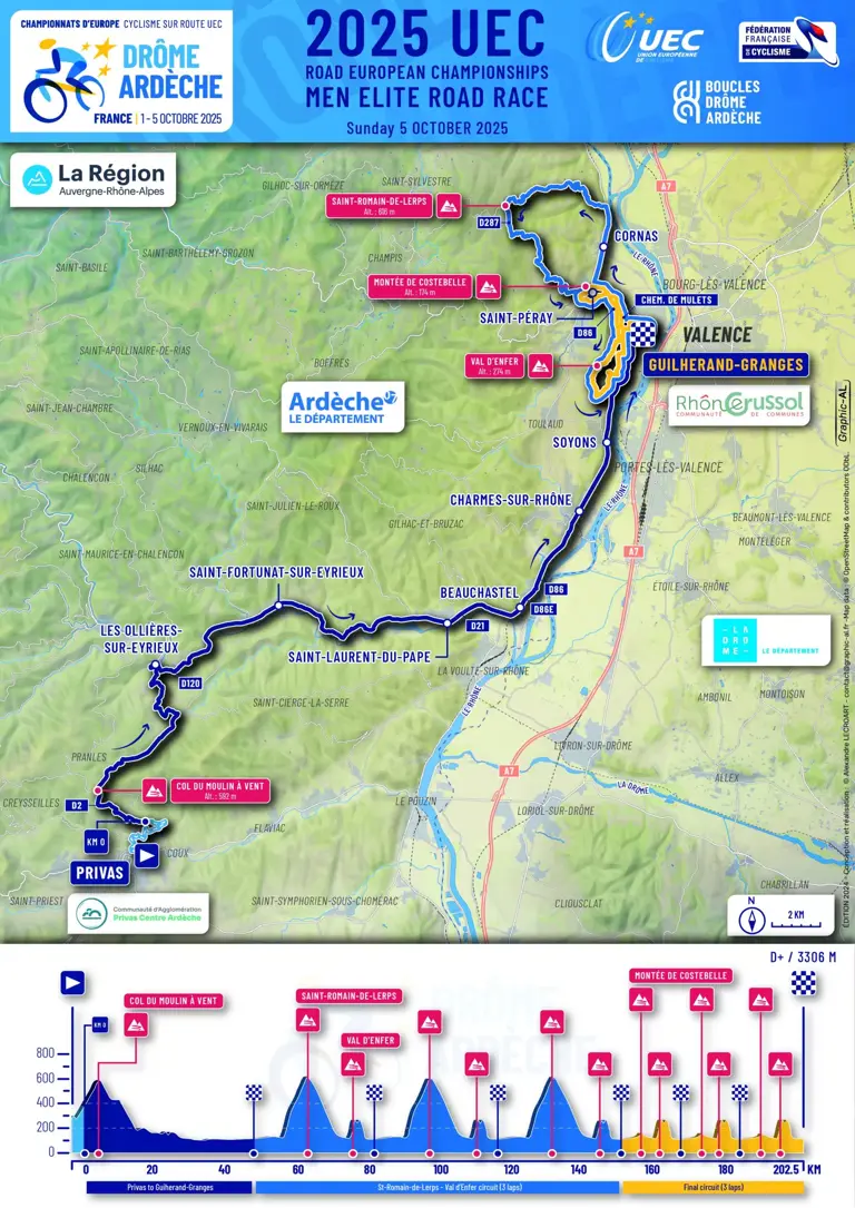 Voorbeschouwing EK wielrennen 2025: mannen klaar voor ...