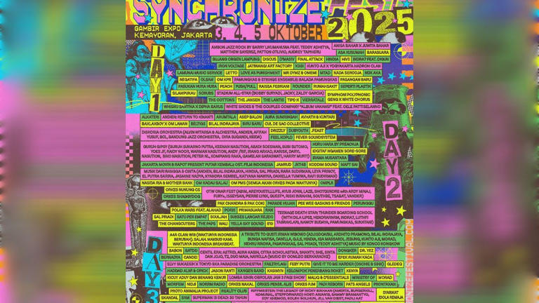 Ada yang Seru di Synchronize Fest 2025, Konser Musik Saling Silang ...