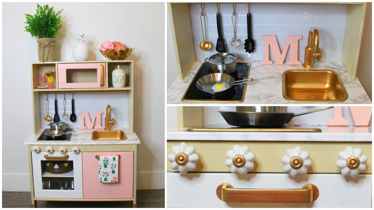 DIY: Transformando Mini Cocina para Niños + Tour por Mi Cocinita
