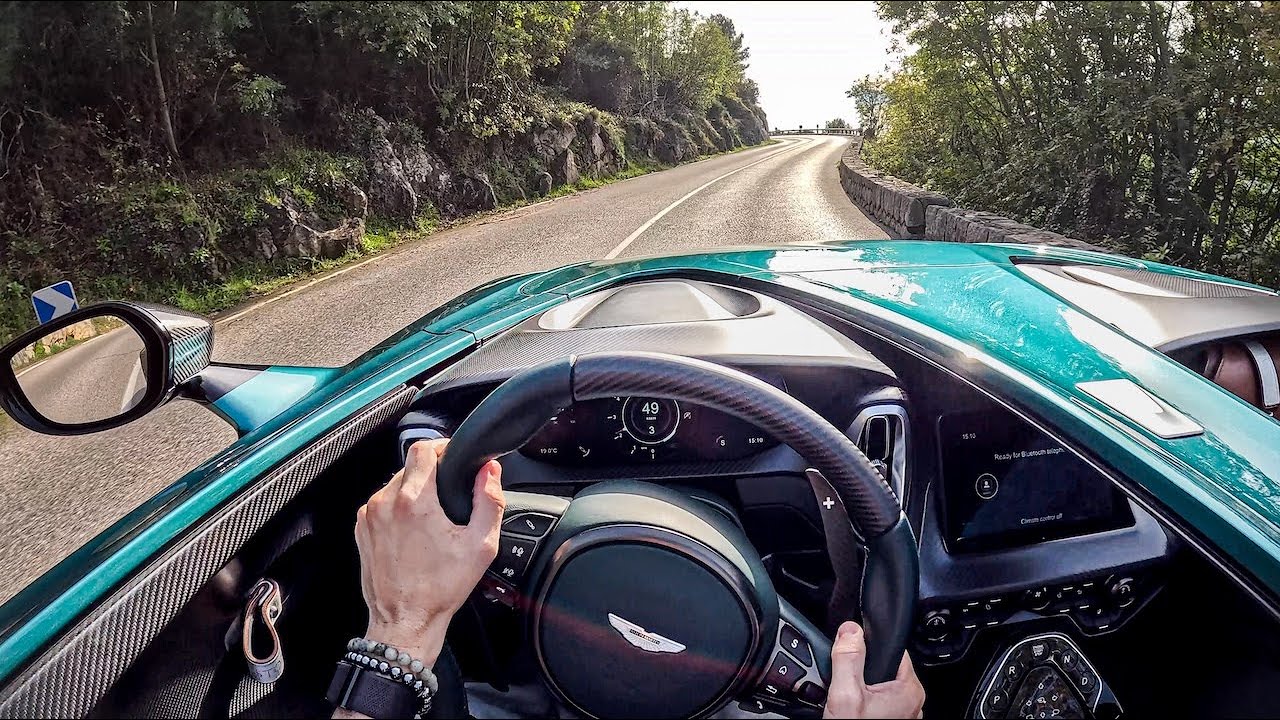 Aston Martin V12 Speedster POV Drive