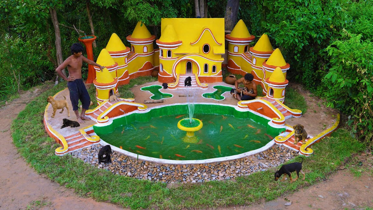 He Built the Most Beautiful Puppy and Guinea Home With a Magical Fish ...