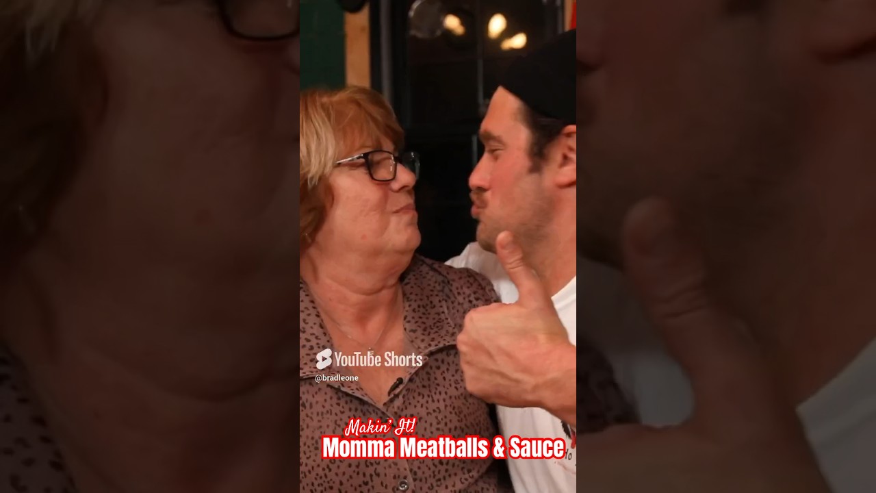 Cook my mom's top secret tomato sauce and meatballs