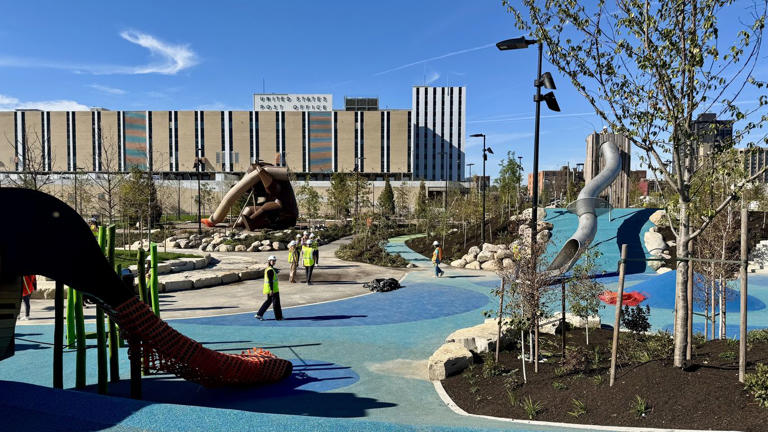 Get a sneak peek at Detroit's new riverfront park