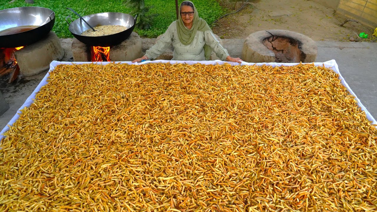 Indian street food classic: 1 million fries made by granny