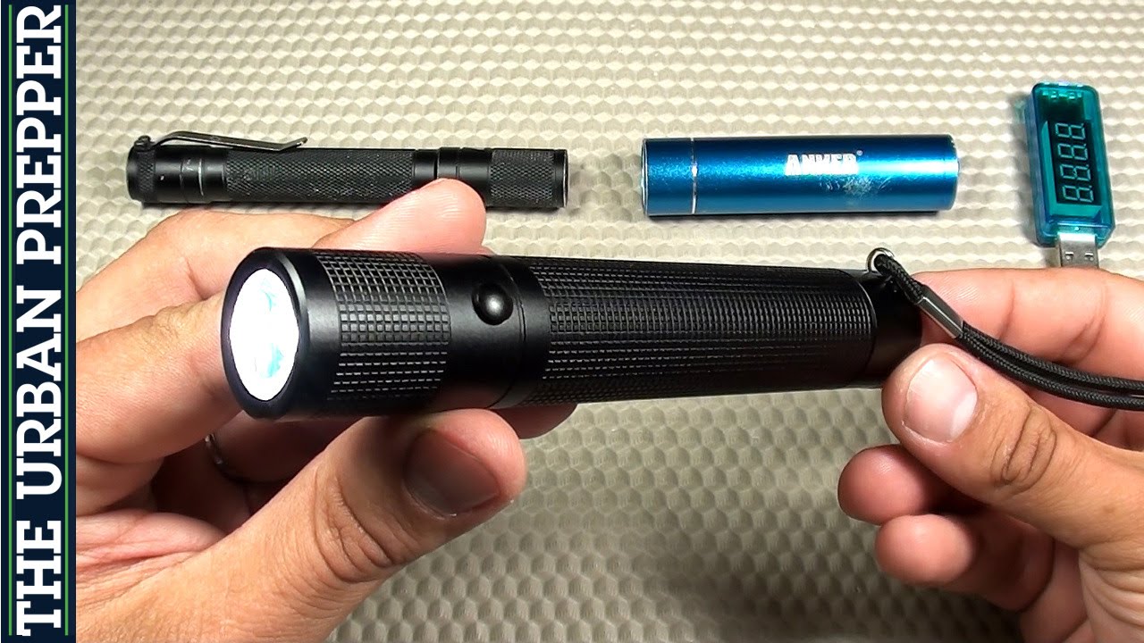 Reviewing the LOFTEK flashlight with integrated battery pack