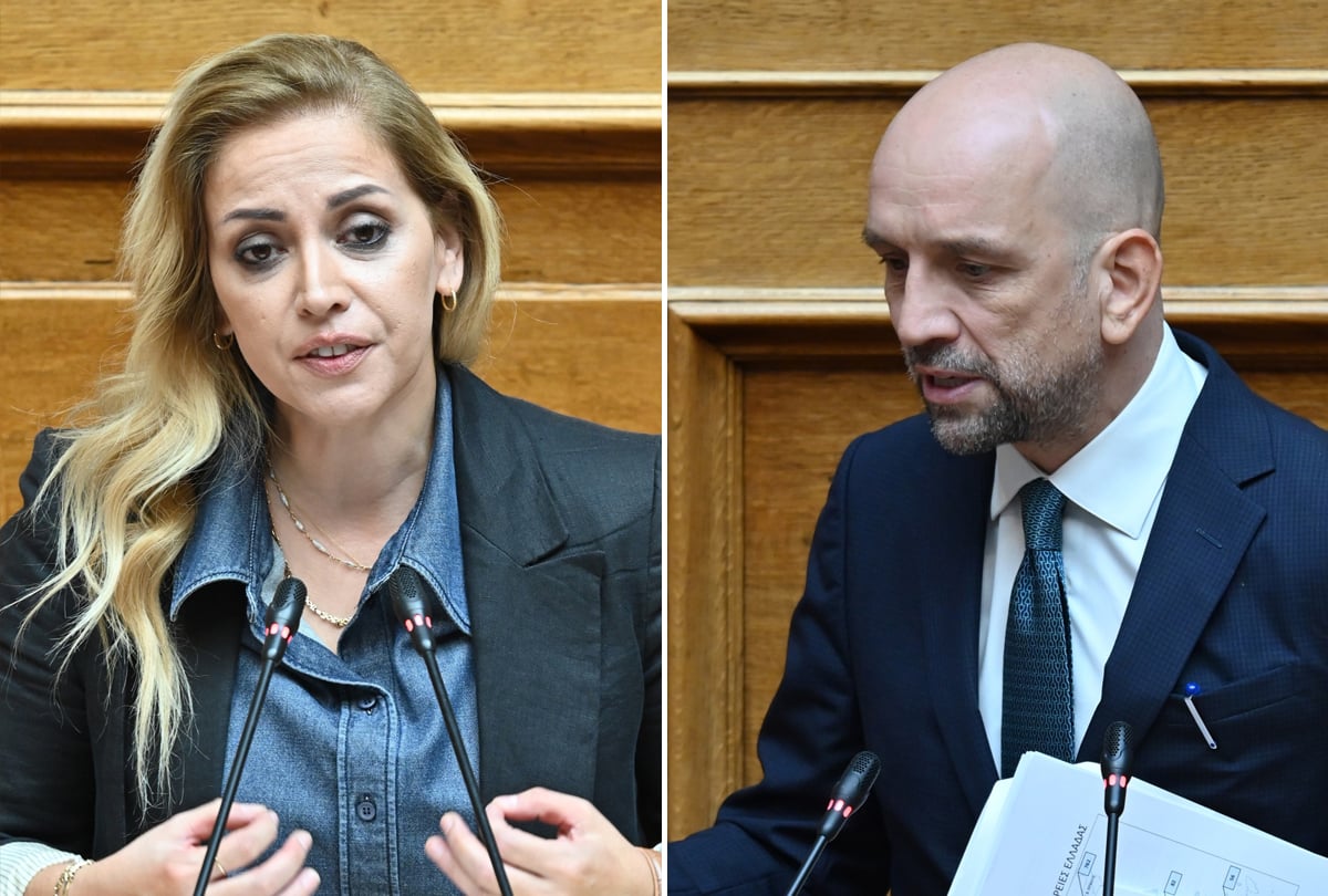 Άγρια κόντρα Χρηστίδου – Μπάρκα στη Βουλή - «Αν ξαναγελάσεις την ώρα ...