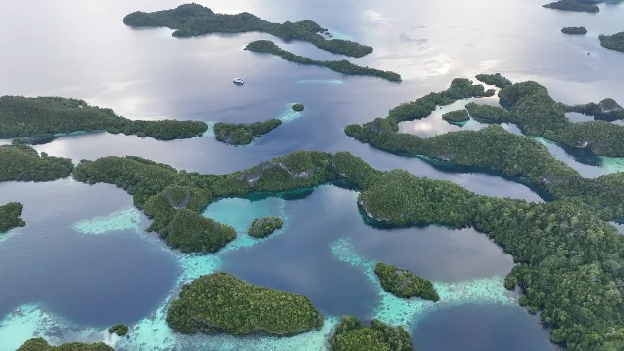 Drone Views of Raja Ampat: Indonesia's Hidden Gem