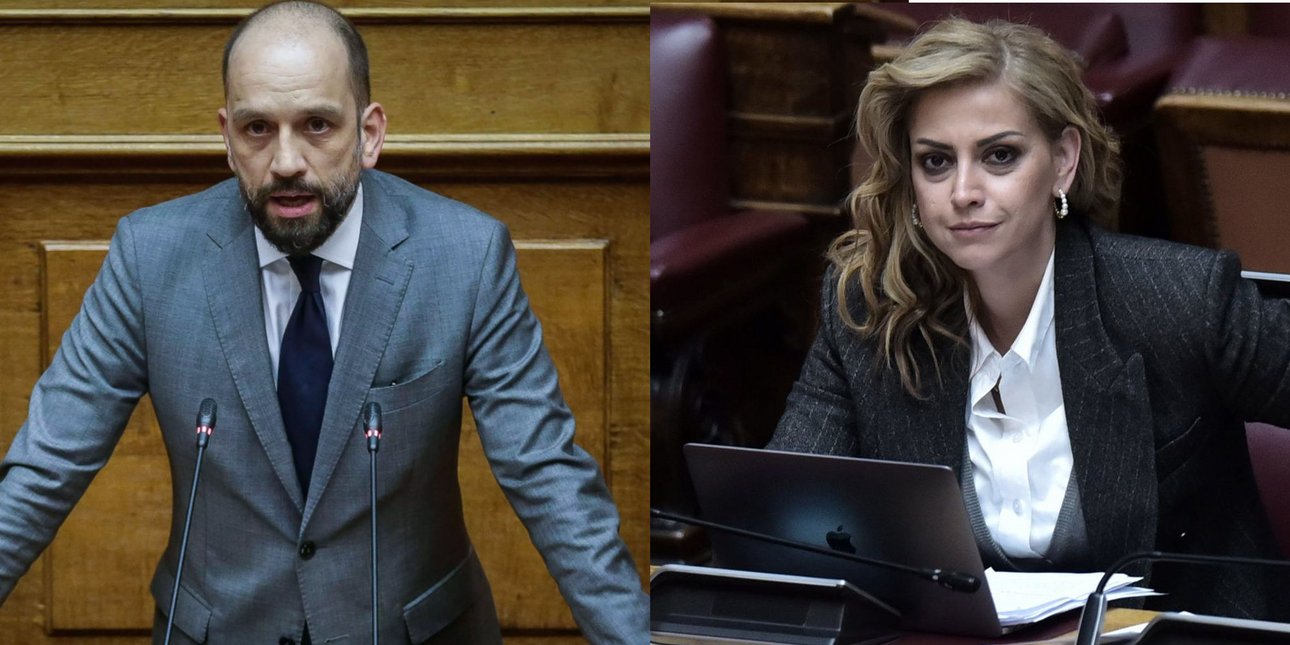 Αγρια επίθεση της Ραλλίας Χρηστίδου στον Κώστα Μπάρκα στη Βουλή -«Αν ...