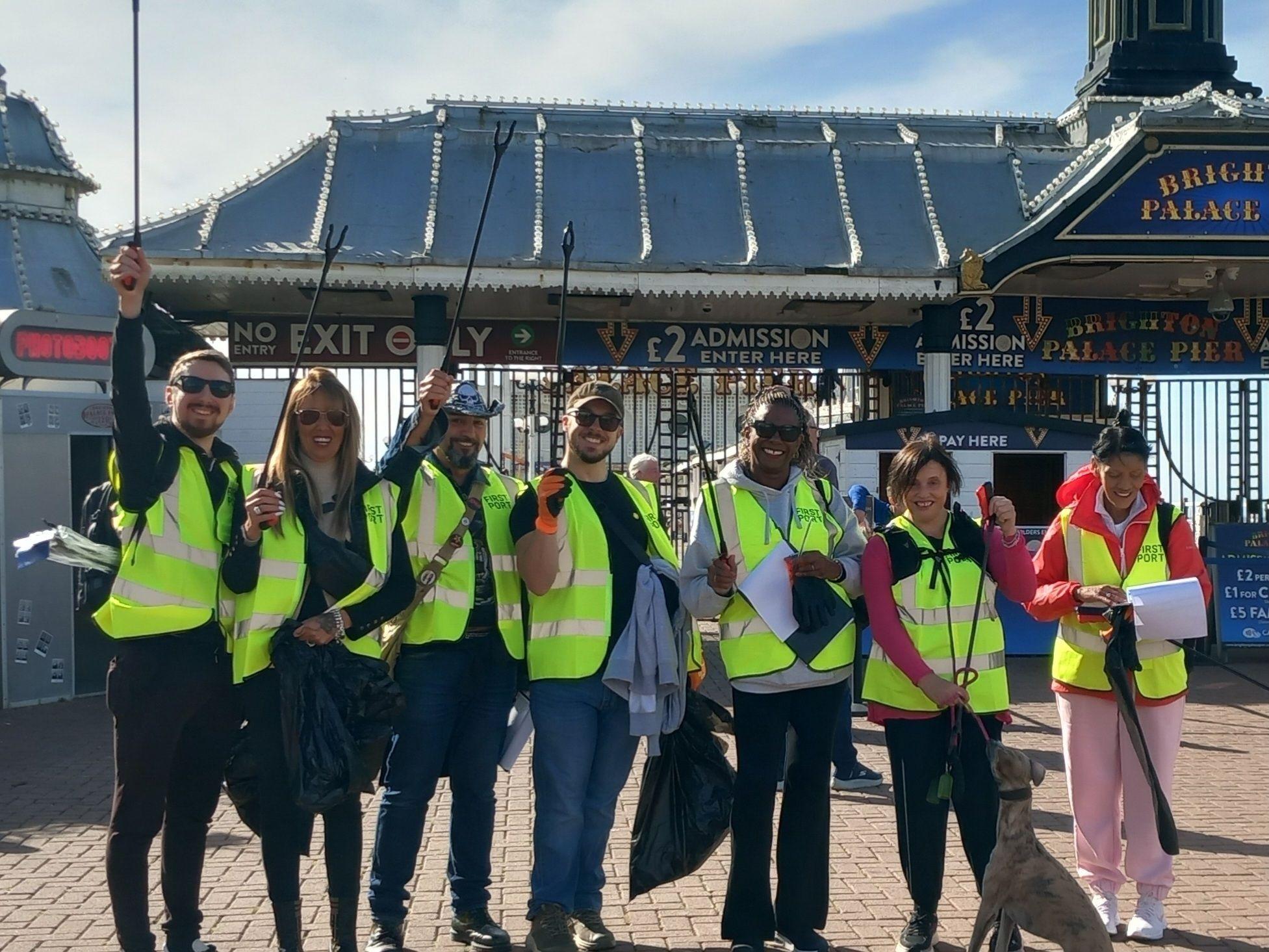 Brighton colleagues join the Great British Beach Clean to protect UK ...