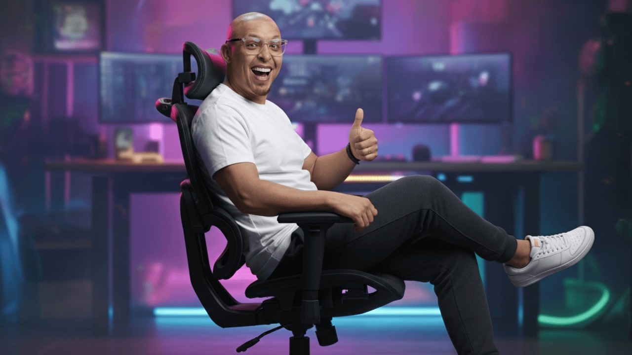 A Melhor Cadeira Custo-Benefício do Ano? Comfy Vertex para Setup Gamer e Home Office