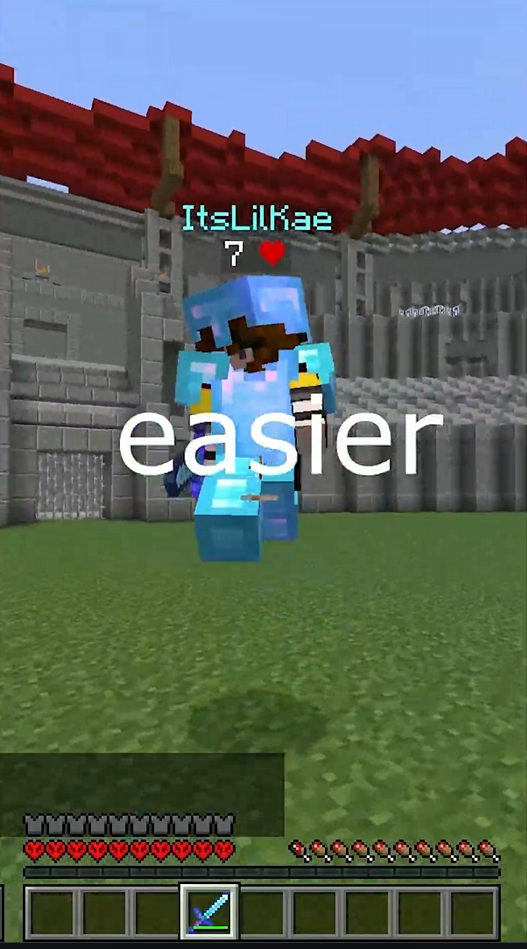 Crosshand Fighting Style in Minecraft PvP