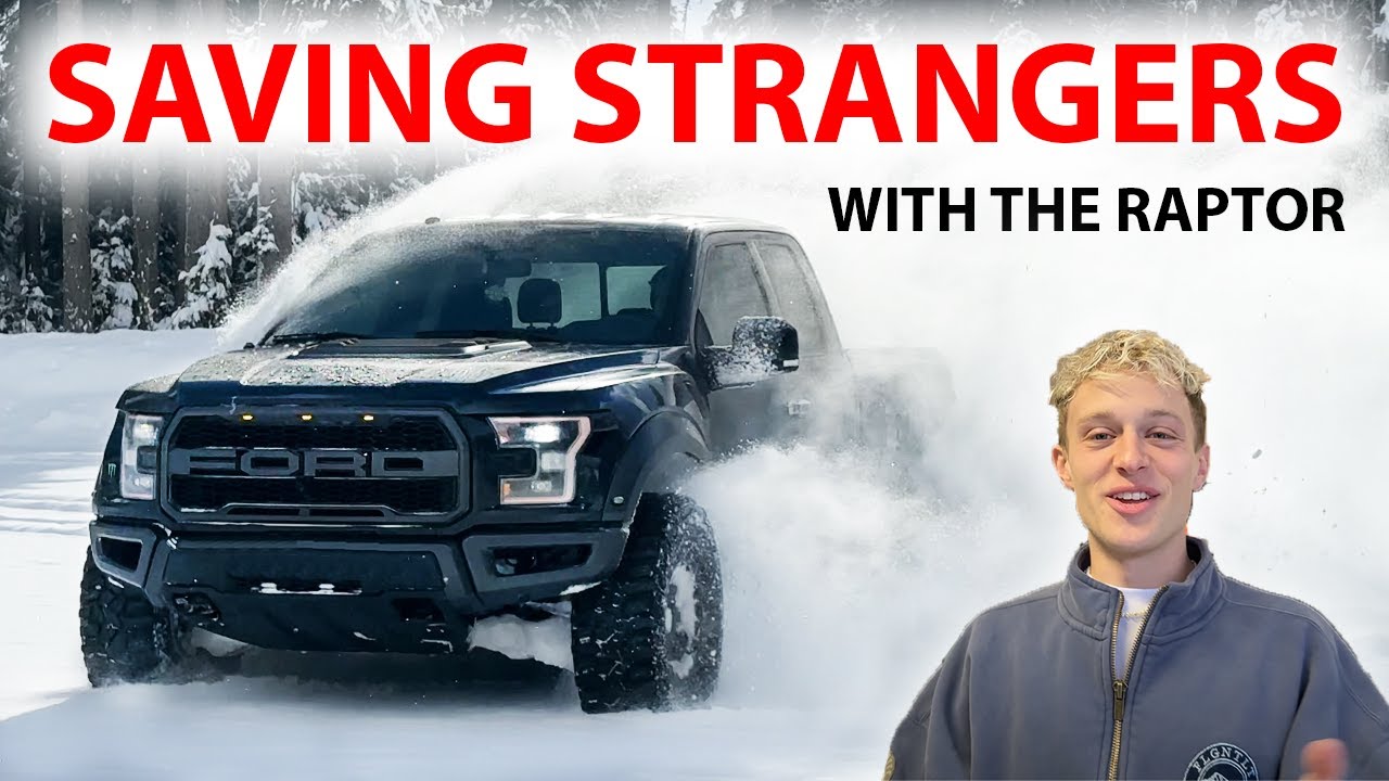 Ford Raptor Snow Driving and Recovery Test