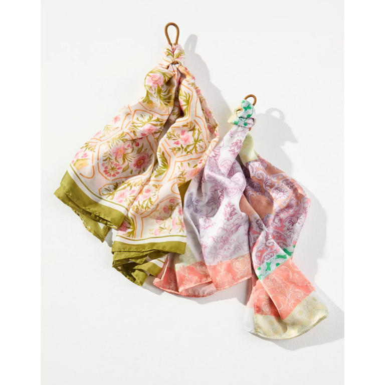 Anthropologie Has a 'Beautiful' Set of Hair Scarves on Sale for Just $25