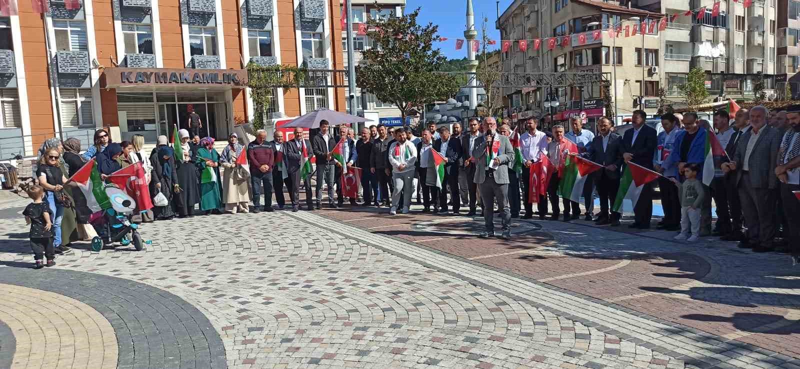 Devrek’ten Filistin’e destek, "Gazze bizim vicdanımızdır"