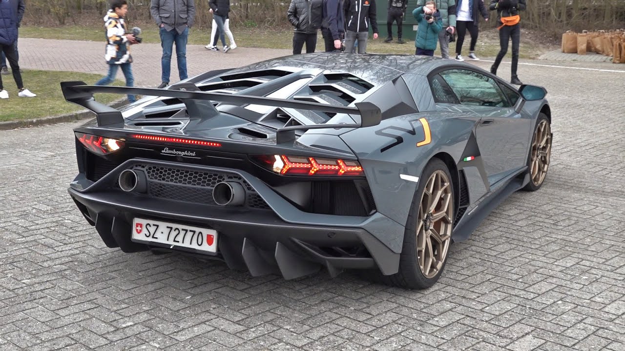 Aventador SVJ V12 Exhaust Sound & Revs