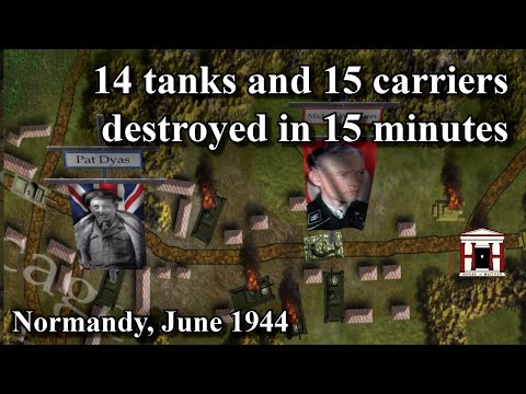 The lone Tiger I rampage after D-Day | Normandy, 1944 (animated)