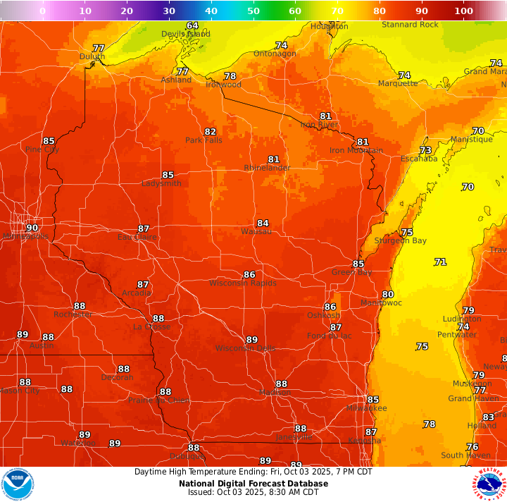 Heat wave in Wisconsin could bring record-breaking temps. 4 maps show ...