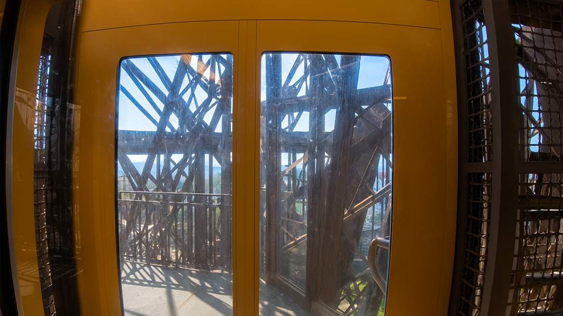 Eiffel Tower Elevator Ride in Paris (4K)
