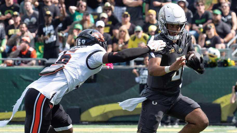 What Dan Lanning Said To Dante Moore After Oregon's Emotional Win Over ...