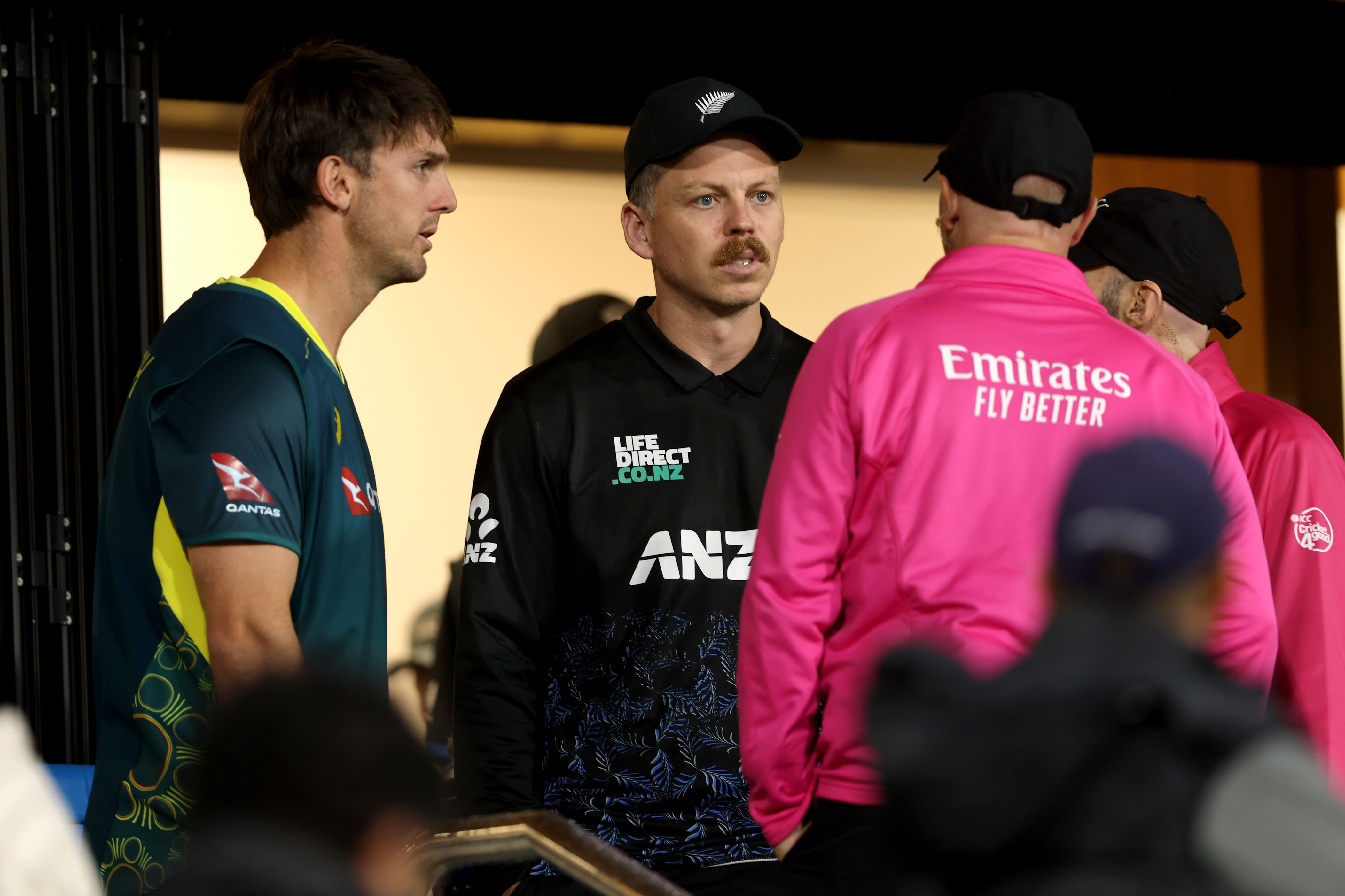 Aussies retain trophy as 13-ball match washed out