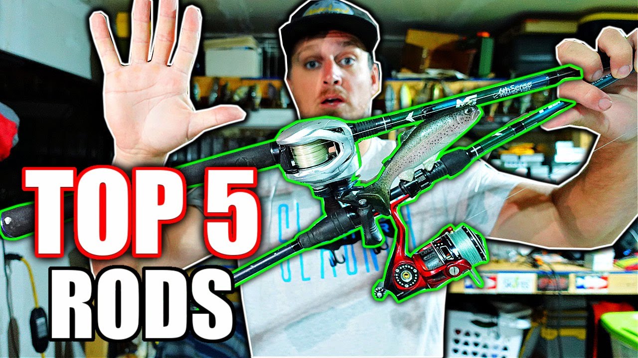 Top 5 fishing rods for most techniques