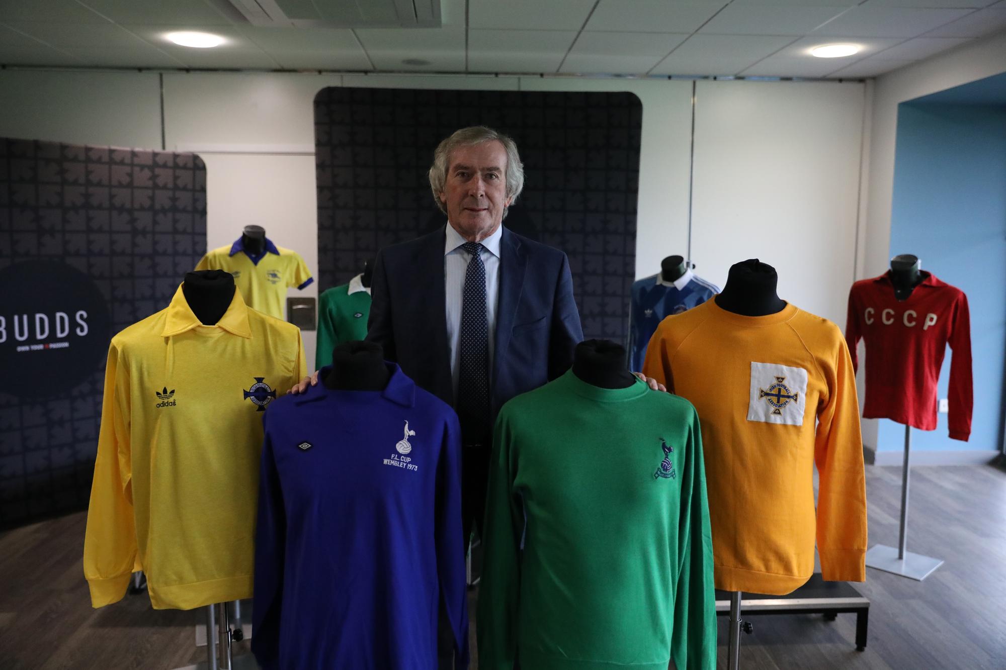 Legendary goalkeeper Pat Jennings’ collection is up for auction