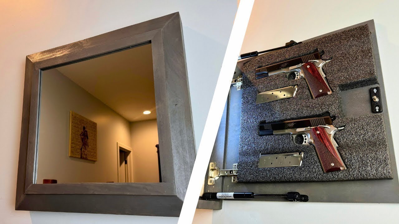 How to Make a Concealment Mirror With Secret Storage