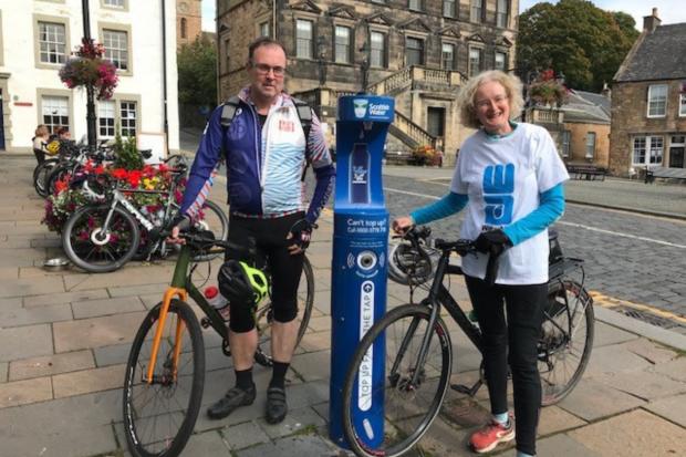 Scottish Water staff walk, run, and cycle to raise £3,000 for WaterAid