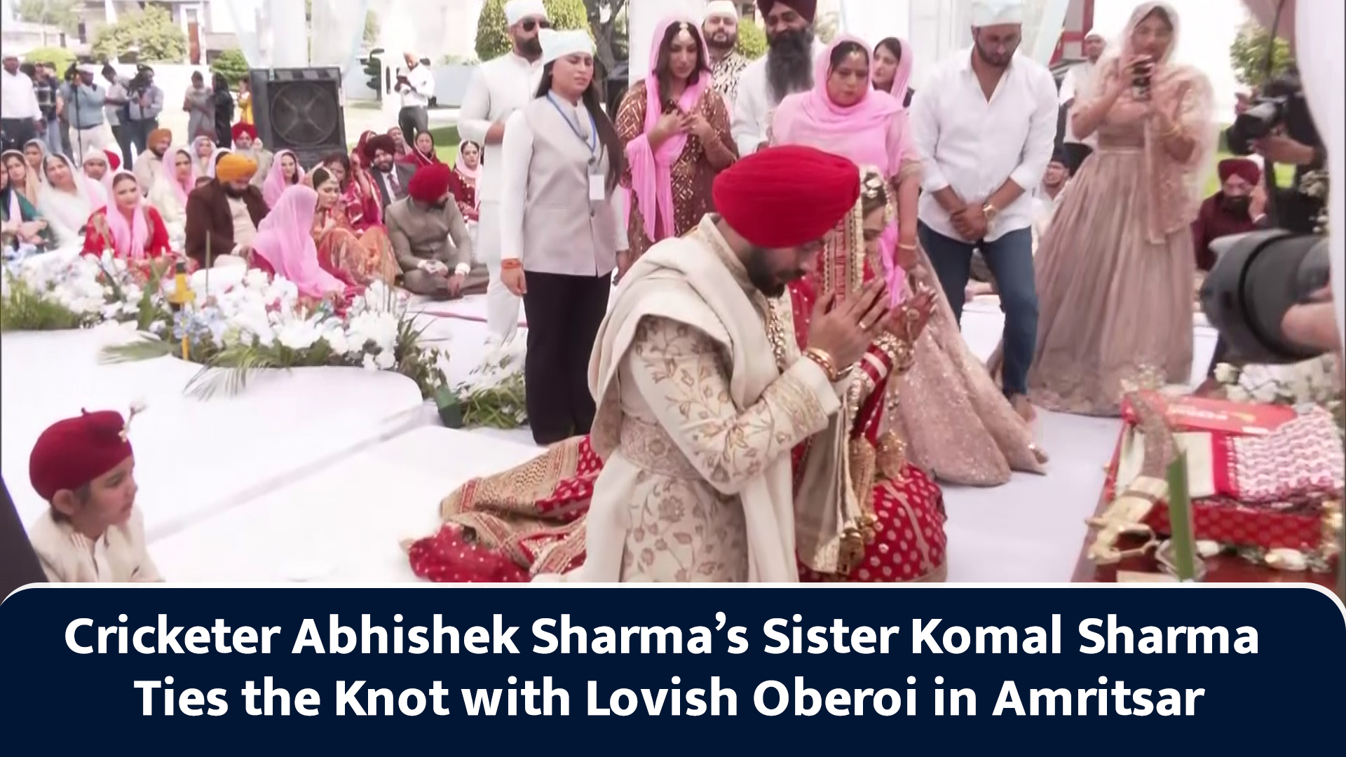 Cricketer Abhishek Sharma’s Sister Komal Sharma Ties the Knot with ...