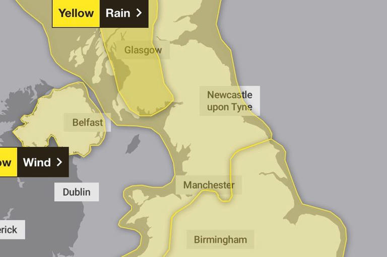 Storm Amy: Met Office weather warnings dramatically extended to all of UK
