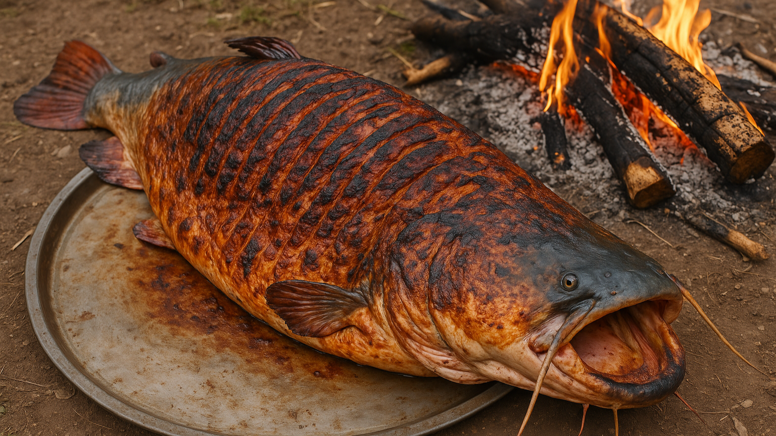 Fire-Roasted Catfish with Bold Rustic Flavor