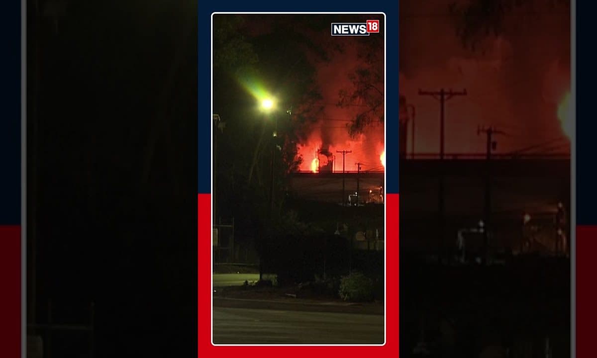 Massive Fire Erupts at Chevron Refinery Near Los Angeles | No Injuries ...