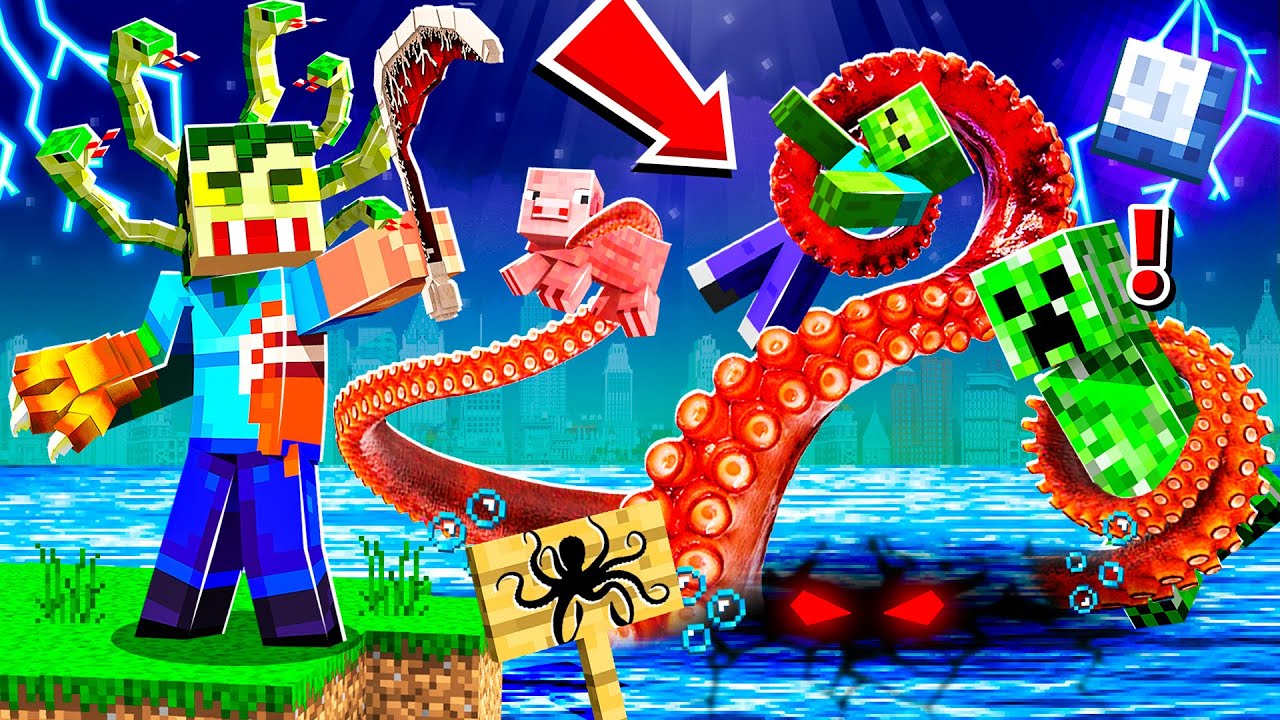 Morphing into ULTIMATE DEMON in MINECRAFT!