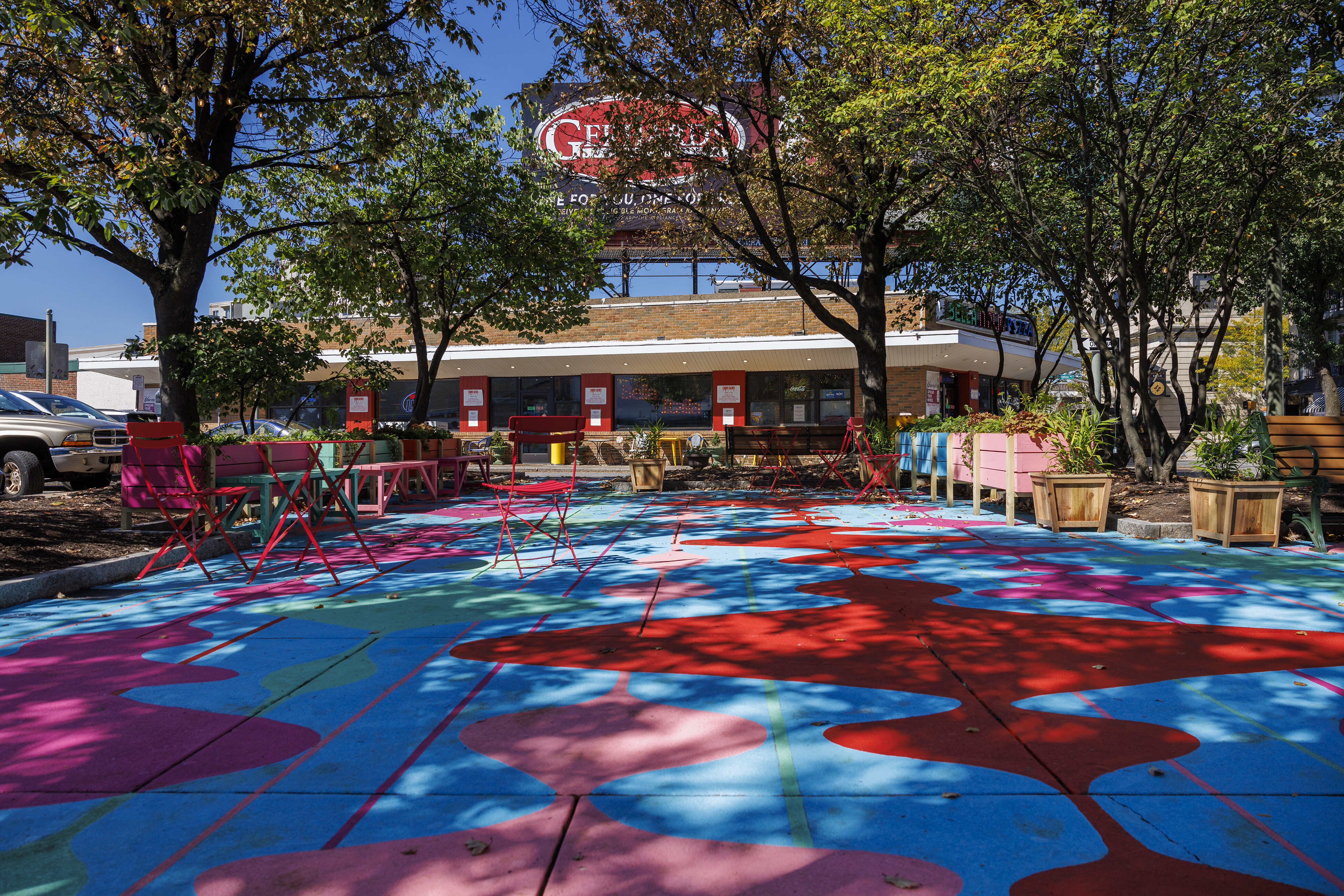 Schauffele Plaza in Ardmore just got a makeover. Those behind the project credit ‘tactical ...