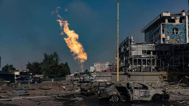 Russia targets Ukraine's gas facilities in biggest attack of the war ...