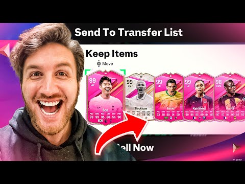 I packed 90 x Futties team 5 players + icons in an FC 24 pack opening!