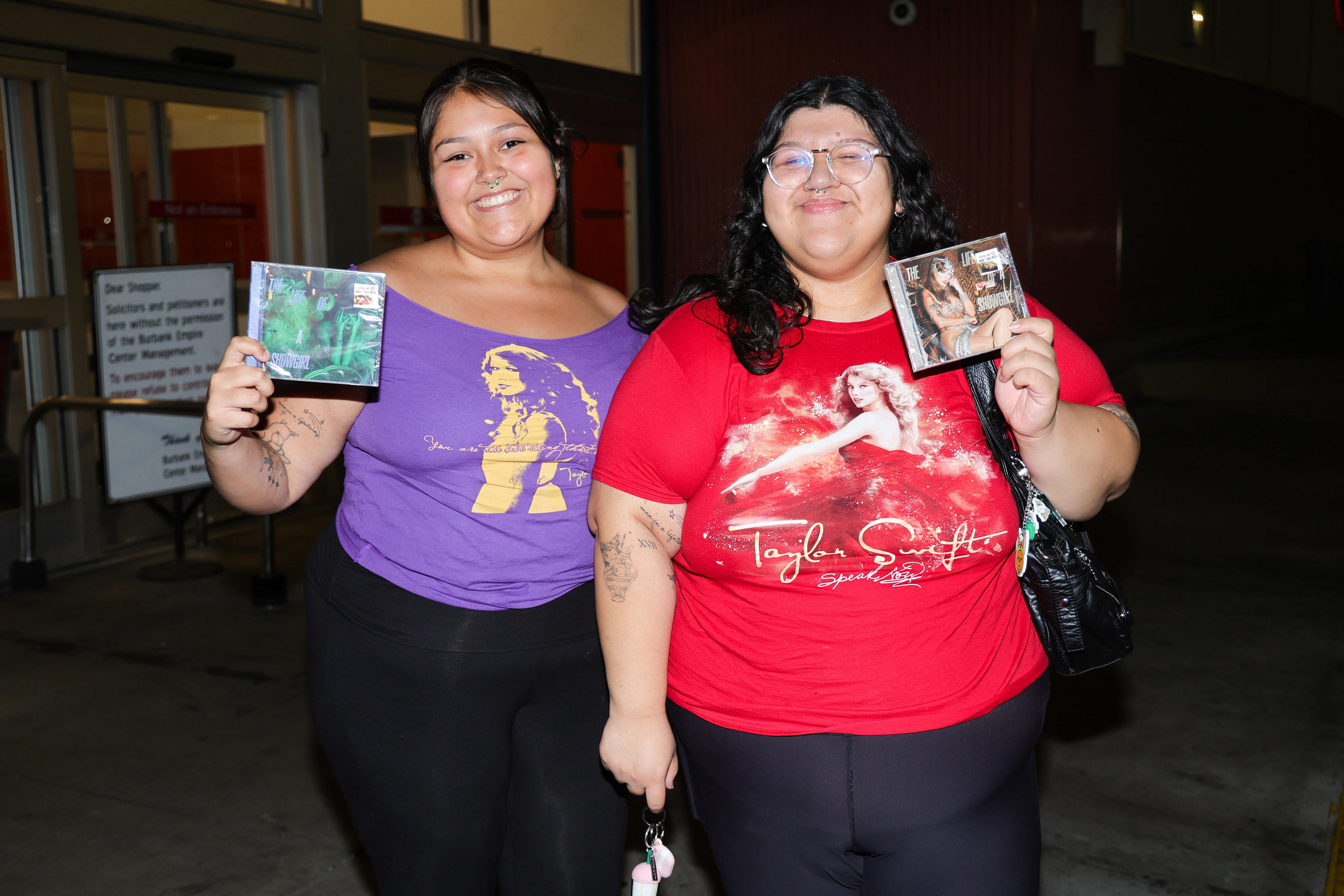 Taylor Swift fans line up at stores for release of 'The Life of a Showgirl'