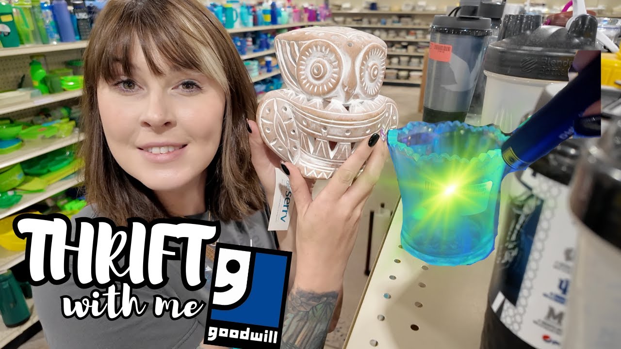 All that glows at Goodwill thrift with me finds