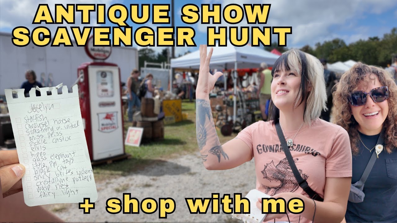 Challenge: Antique show scavenger hunt, who will win?